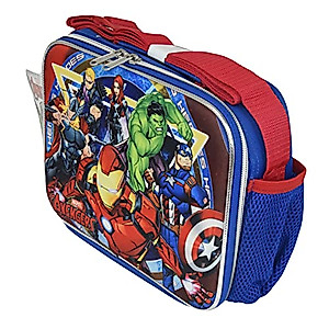 Marvel Avengers 3D Canvas Lunch Bag