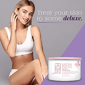 Satin Smooth Deluxe Cream Hair Removal Wax 14oz.