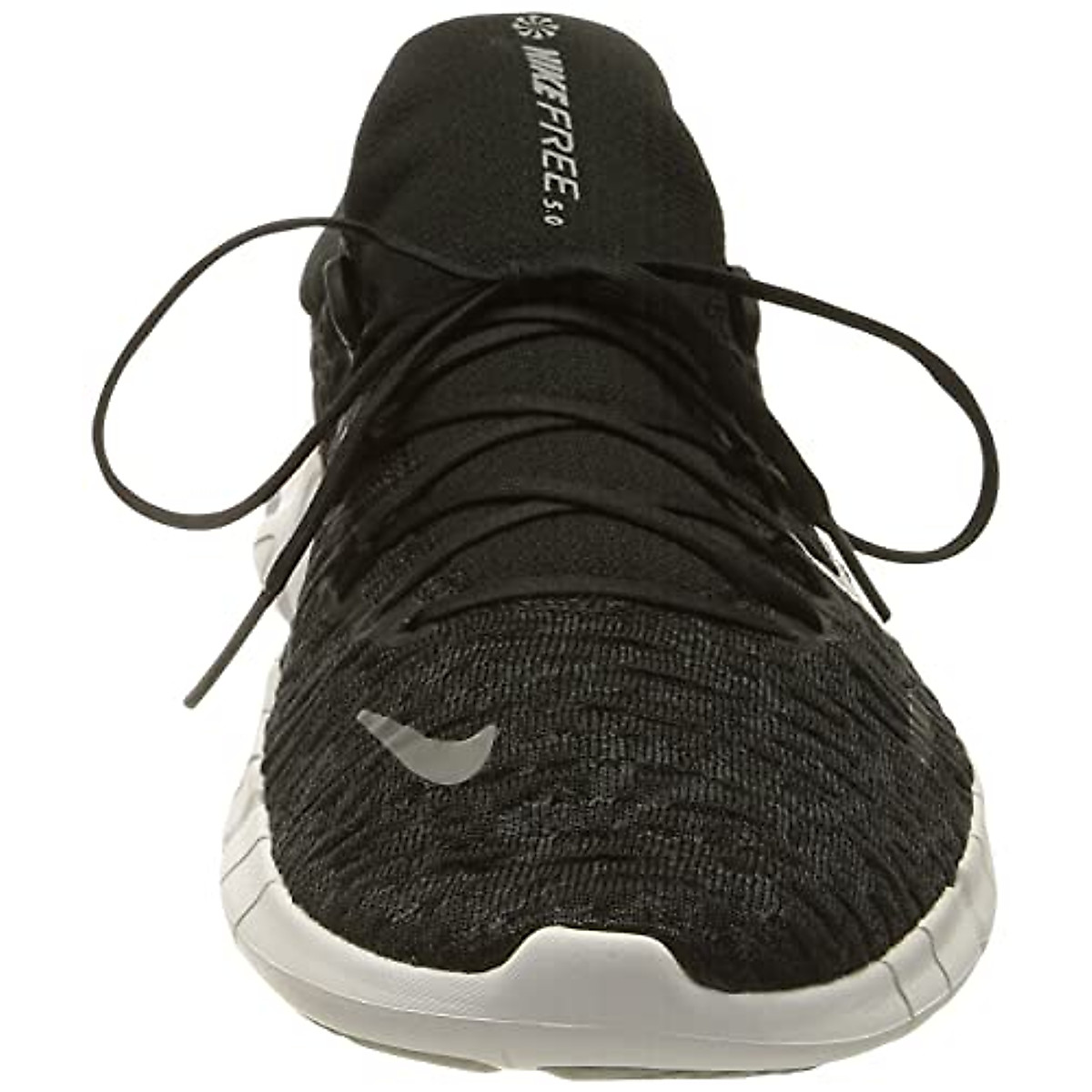 NIKE Women's Race Running Shoe, Black White Dk Smoke Grey, 6.5