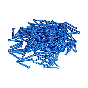 Camidy 100pcs Disposable Umbilical Cord Clamp Whelping Kit Welping Box for Puppy Kittens Cow Livestock Sheep