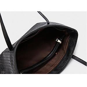 Engawos Fashion Woven Bag Shopper Bag Travel Handbags and Purses Women Tote Bag