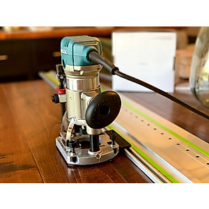 ToolCurve Guide Rail Adapter Compatible with Makita Plunge Trim Router - Made in USA