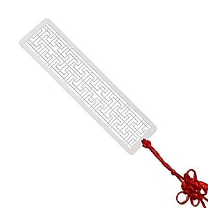 Creative Metal Bookmark, Chinese Retro Style Hollow Bookmark for Art Craft/DIY Photo Album/Notebook/Gifts/School Supplies(B)