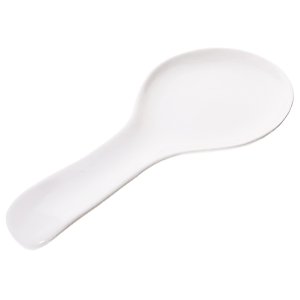 YARNOW Ceramic Spoon Rest Ceramic Spatula Rest Stove Kitchen Decor and Accessories Countertop Spoon Rest Ladle Rest Scoops Chopstick Holders Scooper Household White Cutlery Rack Ceramics
