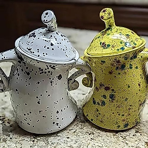 XHAXHI Canister with Attitude,Fun Food Storage Jar with Airtight Lid,Kitchen Storage Canisters,Perfect for Storage Coffee Tea Sugar Spices (Grey)