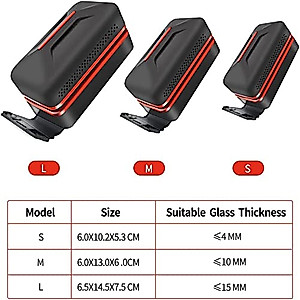 Magnetic Aquarium Glass Cleaner, Aquarium Magnet Cleaner, Fish Tank Magnetic Glass Cleaner with Detachable Scraper, Aquarium Glass Cleaner Magnet 【Floating - Scratch Free - Non Slip】 - (S)