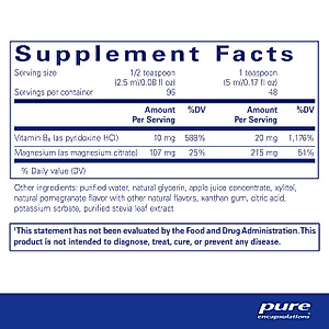 Pure Encapsulations Magnesium Liquid | Hypoallergenic Combination to Support Musculoskeletal and Cardiometabolic Health | 8.1 fl. oz.