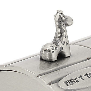 Pssopp Fetal Hair Box Metal High-End Keepsake Tooth and Box European Baby Collection Box for Kids Children Gifts(Ancient tin)