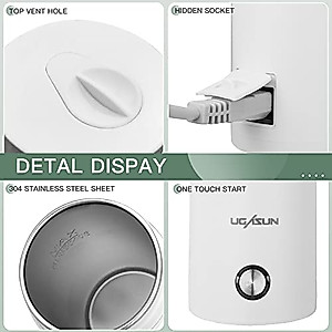 Travel Kettle Portable Electric Kettle Small Stainless Steel Automatic Shut off Dry Protection 400ml Large Capacity with Storage Bag Quick Heating for Making Tea, Coffee, Baby Milk and Fast Food