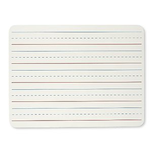 Charles Leonard Dry Erase Board Classroom Pack - Mini Lapboard School Supplies – Set of 12 One-Sided Lined Dry Erasable White Boards, 9x12 Inches (35115)