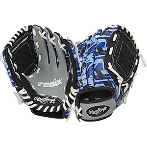 Rawlings | REMIX T-Ball & Youth Baseball Glove | Right Hand Throw | 9" | Blue