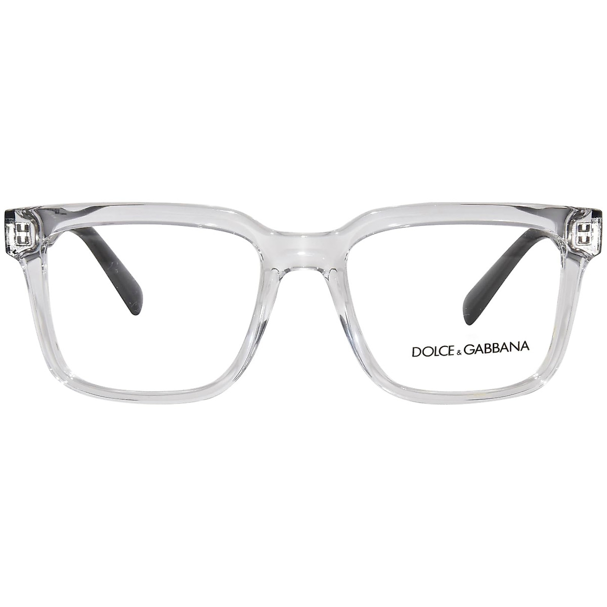 Dolce & Gabbana DG 5101 3133 Crystal Plastic Square Eyeglasses 50mm