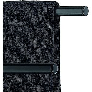 Kela Free Standing Towel Rack for Bathroom Varda Collection, Black/White