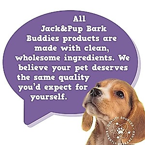 Jack&Pup Probiotic Chews for Dogs - Dog Probiotic Chews Small and Medium - Pro-Digest Bark Buddies (Up to 40 lbs) Puppy Probiotic Dog Chews, Pet Probiotics for Dogs - Probiotics for Puppies (60ct)