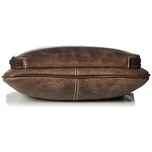 Gun Toten Mamas GTM CZY/01 Concealed Carry BR Distressed Vintage Buffalo Leather Flat SAC Bag, Brown