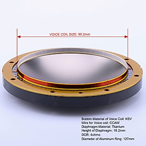 SPATHIPHYLLUM Diaphragm kit Replacement Compatible with Peavey 44A, 44T, 44XT, and 44XTD