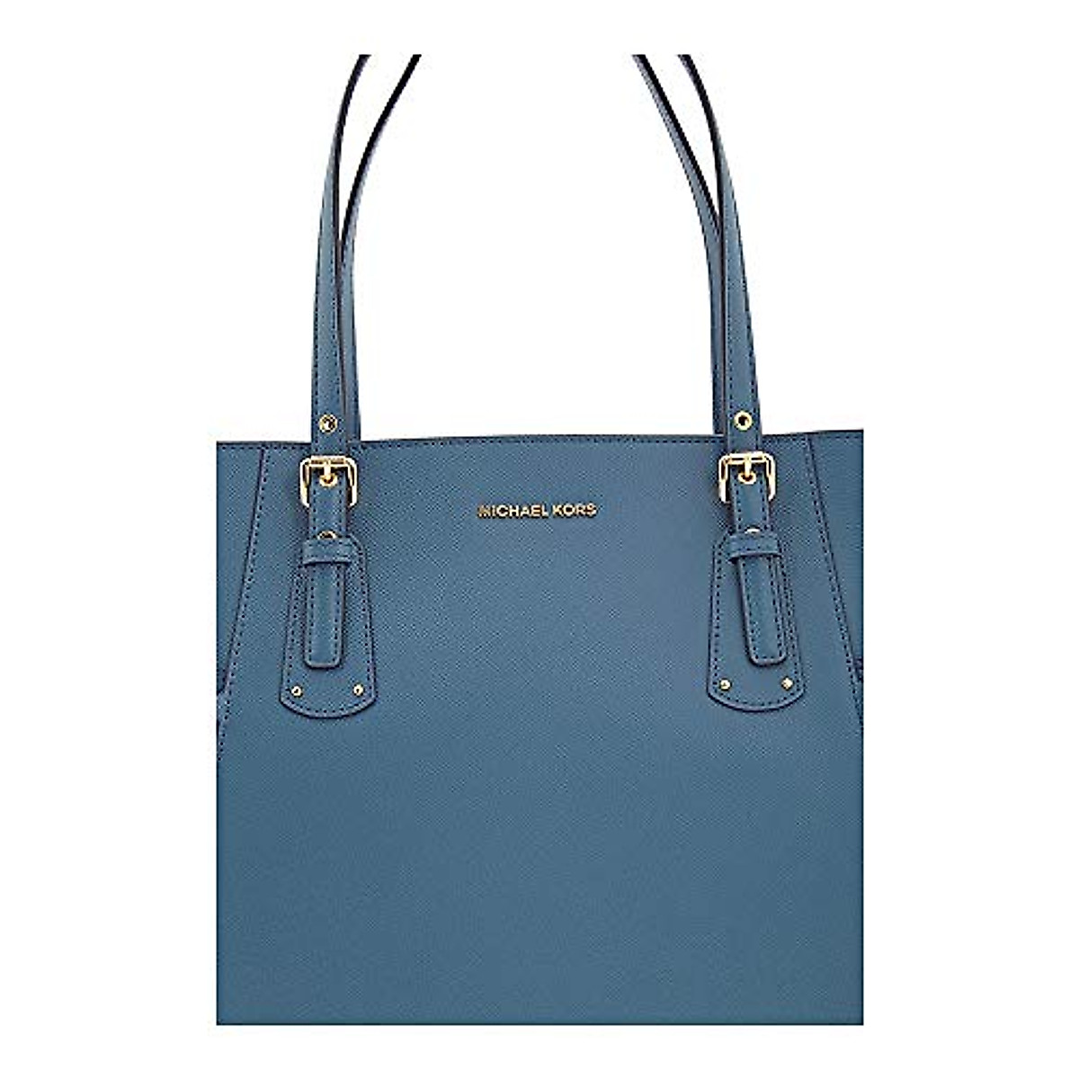 Michael Kors Voyager 30H7GV6T9L-538 Dark Chambray Leather Tote Bag