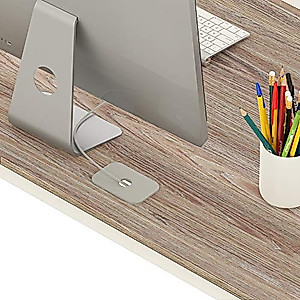 SHW Triangle-Leg L-Shaped Home Office Computer Desk