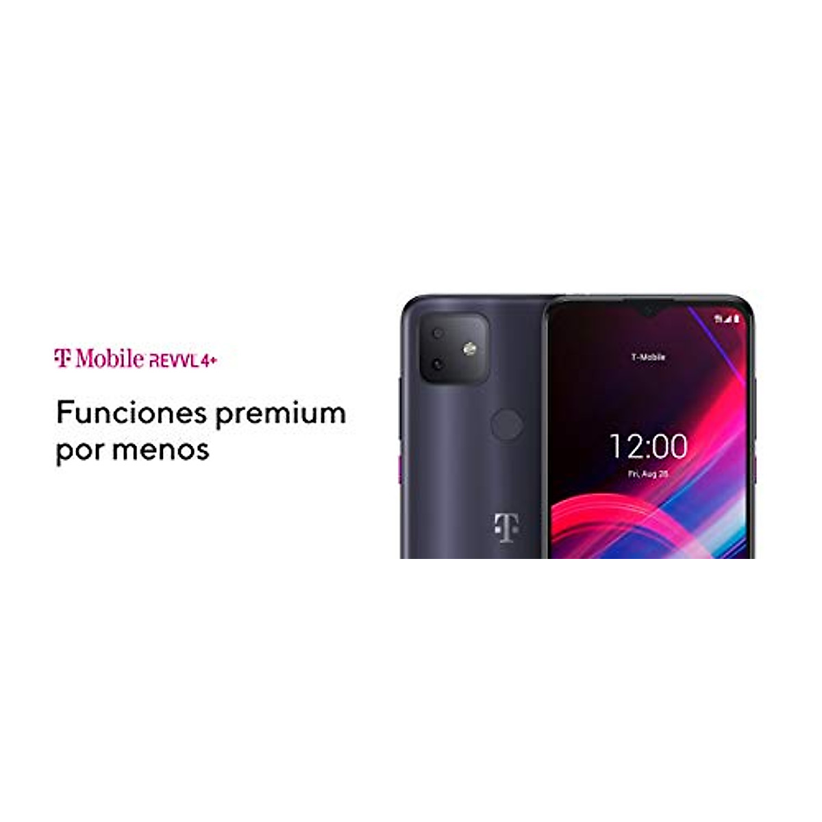 Alcatel TCL TCL T Mobile REVVL 4 2020 64GB 5062W GSM Unlocked 6.52 Inches Display Long Lasting Battery Smartphone Steel Gray Renewed