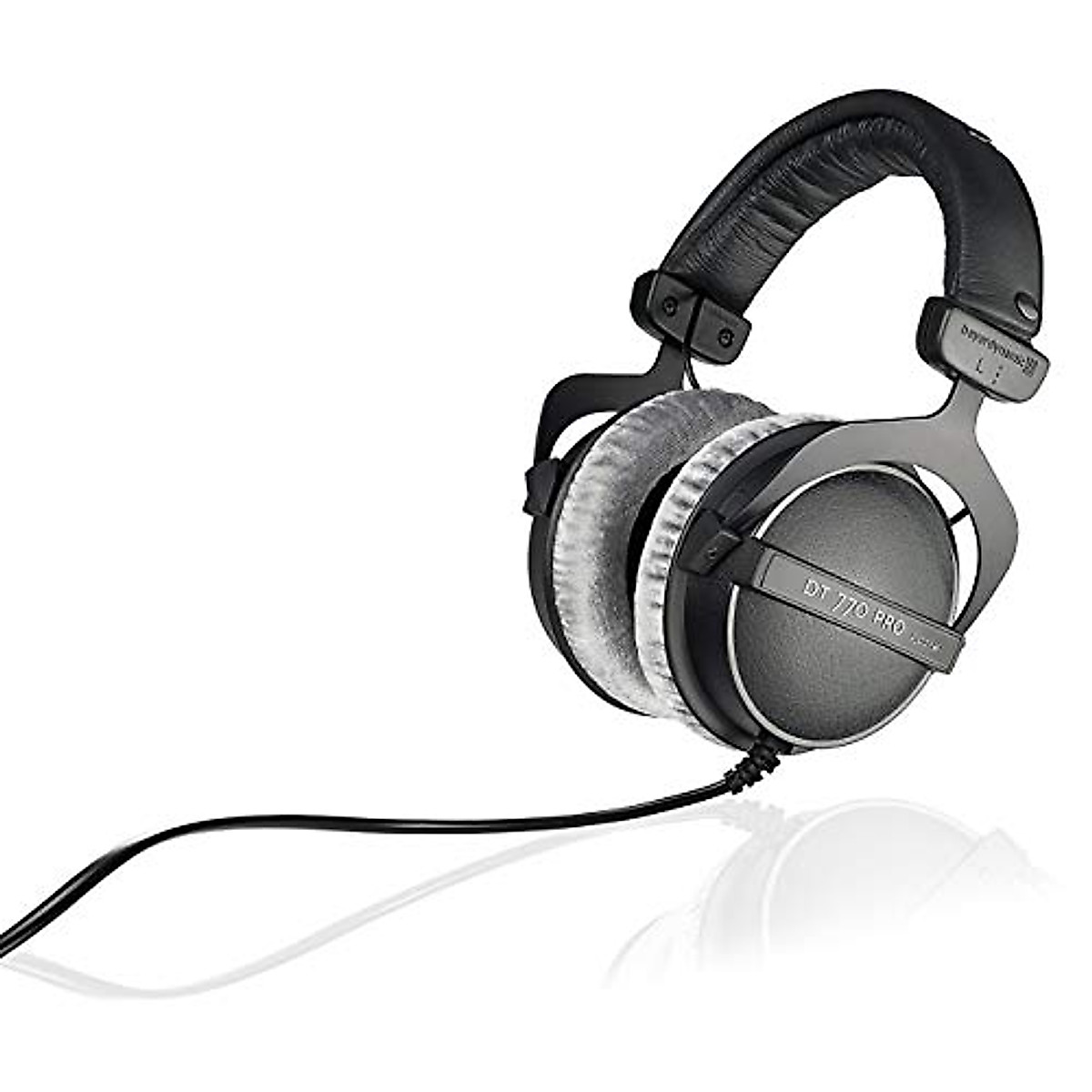 beyerdynamic DT 770 PRO Headphones (250 Ohm) Bundle with Hard Shell Headphone Case (2 Items)