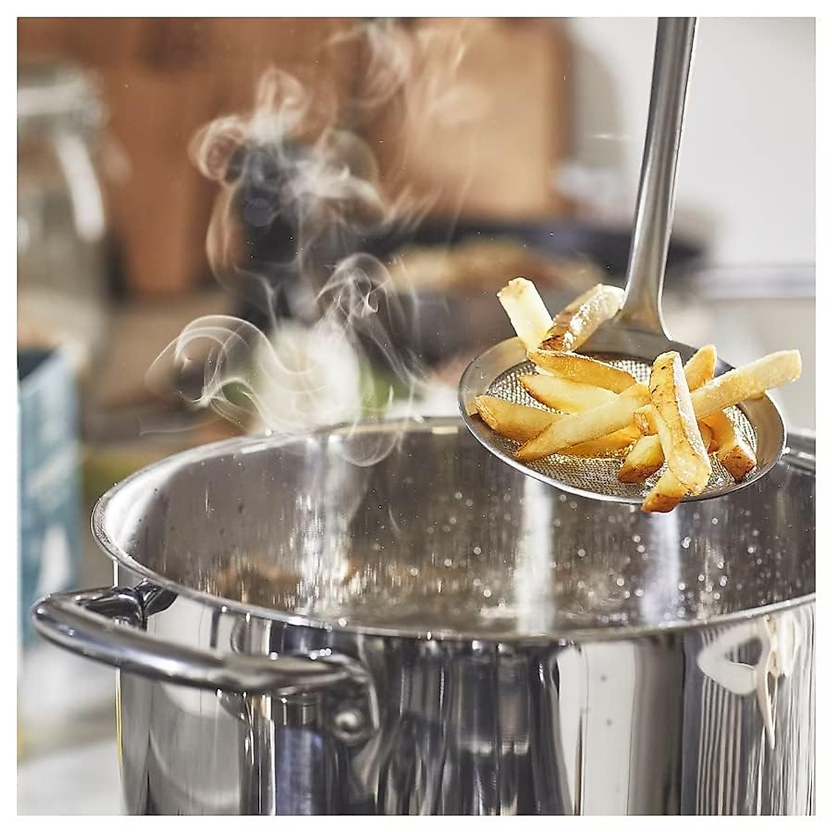 IKEA Thick / Clean and Simple Design Pot with Lid, Stainless Steel 5.0 l (5 qt)