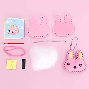 Kids Sewing Kit for Girls, Felt Animal DIY Crafts for Girls and Boys Educational Sewing for Kids Art Craft Kits for Beginners