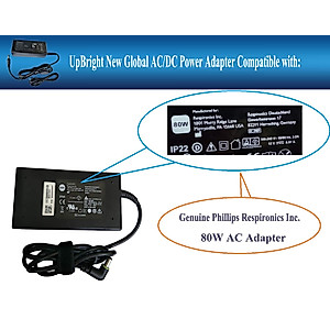 OEM 80W UL Testing Certification 12V AC/DC Adapter Compatible with Philips Respironics DreamStation 2 Advanced Auto CPAP Label DSX510 DSX520 DSX510H11C DSX510T11C DSX520H11C DSX520T11C Power Supply