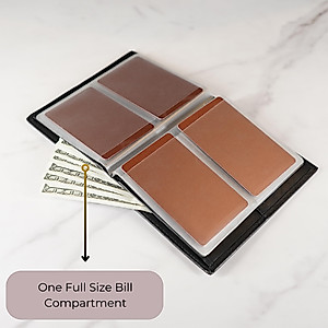 ag wallets RFID Signal Blocking Leather European Hipster Wallet, Black, 5 x 4.5-Inch