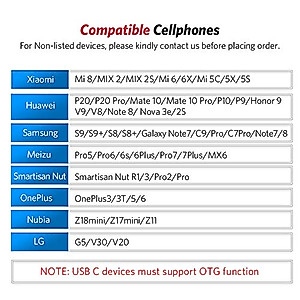 64GB Flash Drive, Aiibe Thumb Drive Memory Stick Jump Drive Pen drive 64 GB USB 3.0 Type C Retractable Capless Dual USB OTG Flash Drives for USB C Smartphones, Samsung Galaxy S8 S9, Tablet, Mac and PC