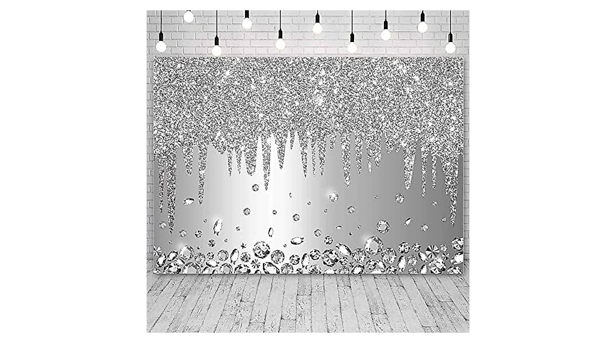 Stunning ABLIN Silver Backdrop for Celebrations