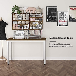 Weehom Computer Desk Home Office Writing Desk Study Laptop/Dining Table