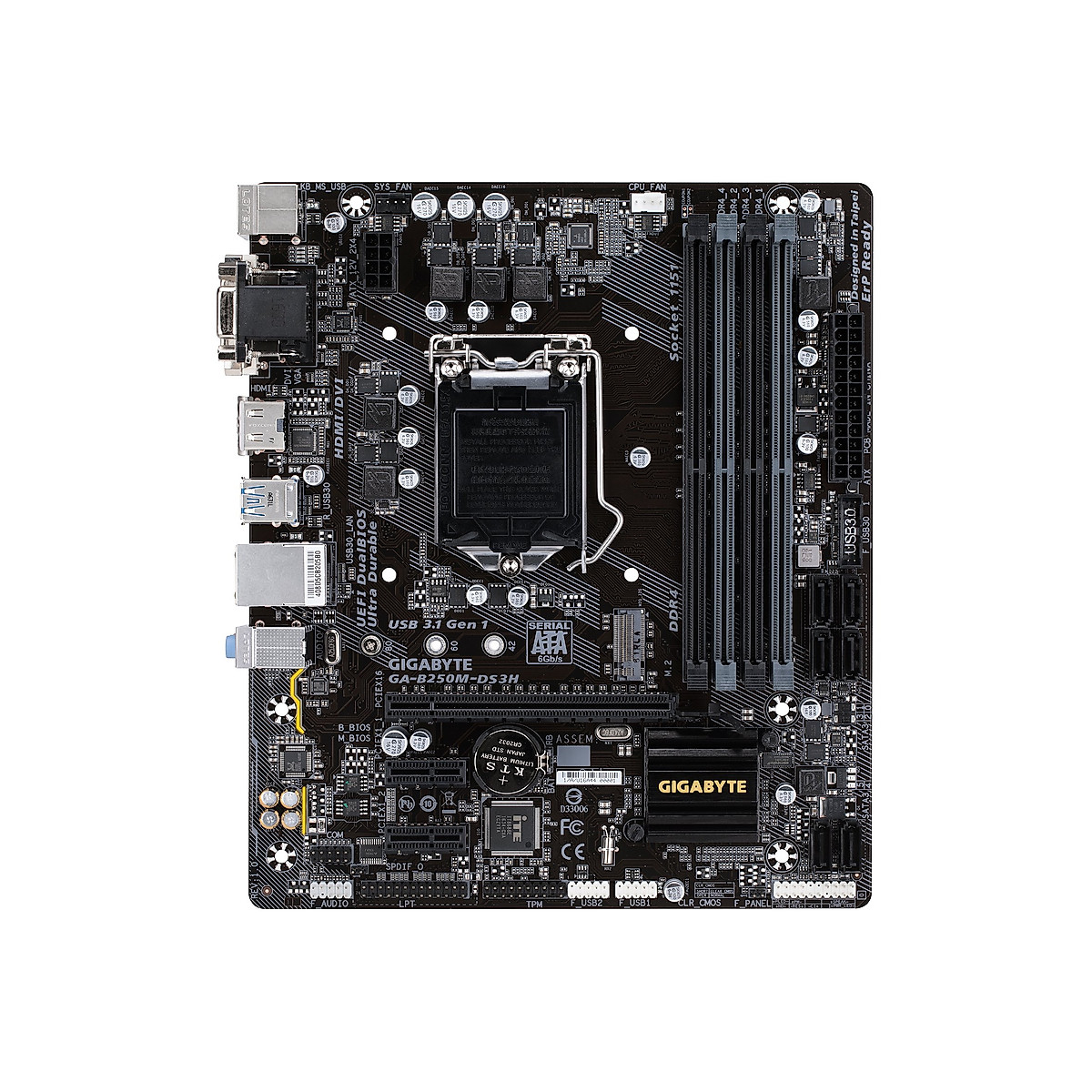 GIGABYTE GA-B250M-DS3H LGA1151 Intel Micro ATX DDR4 Motherboard