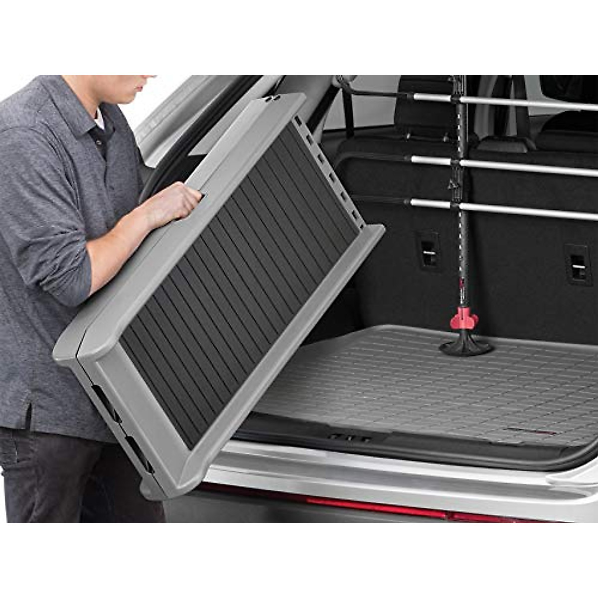 WeatherTech PetRamp, Folding Dog Ramp for Large Dogs to 300 Pounds, Traction Grip Ramps Universal for Car, SUV, Truck