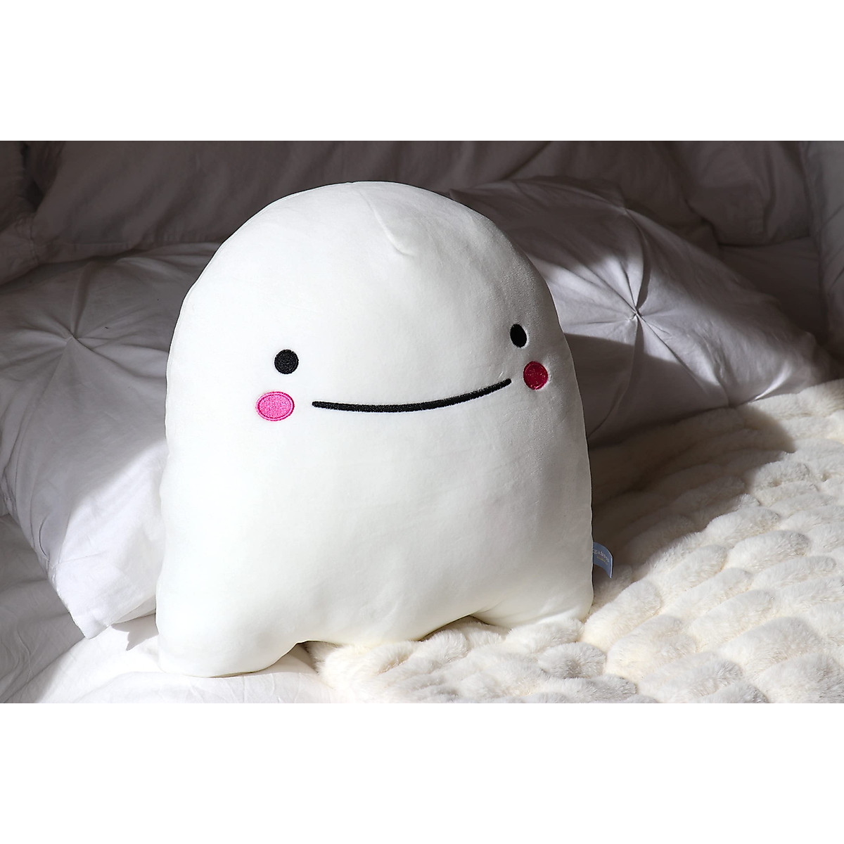 Snuggaboos Spooky The Ghost - Extra Large 16 Inch Plush Pal, Ultra-Soft & Cuddly Ghost Pillow: Perfect Halloween Plushie Gift for Kids, Adults and Baby - Collectible Squish Pillow Stuffed Animal