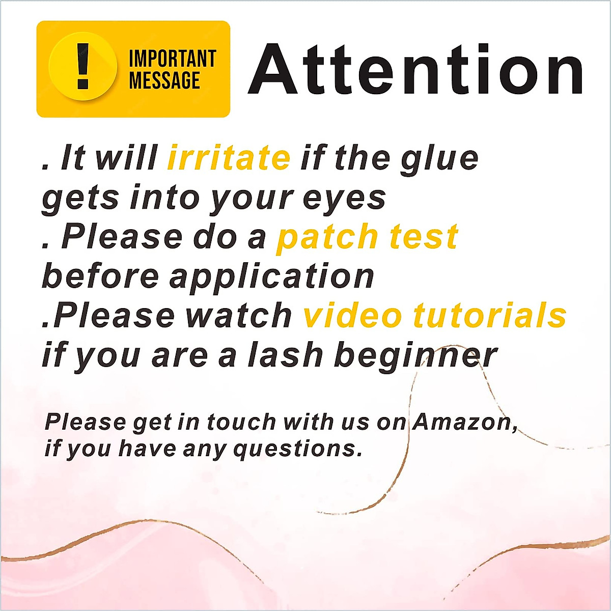 DAHPURE DIY Eyelash Extension Glue for Sensitive Eyes Individual Cluster Lash Glue Hypoallergenic Waterproof Self Application No Fume Home Use