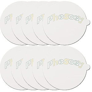 Phosooy Sticky Glue Board, Sticky Glue Board Pad Refills, Flea Trap Refill Discs for Pest Control Mosquito Trap, 10 Per Pack