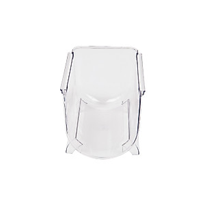 Mind Reader 2 Liter Bottle Kitchen Refrigerator Bin Storage Stackable Can Dispenser, 5.11" x 7.87", Clear