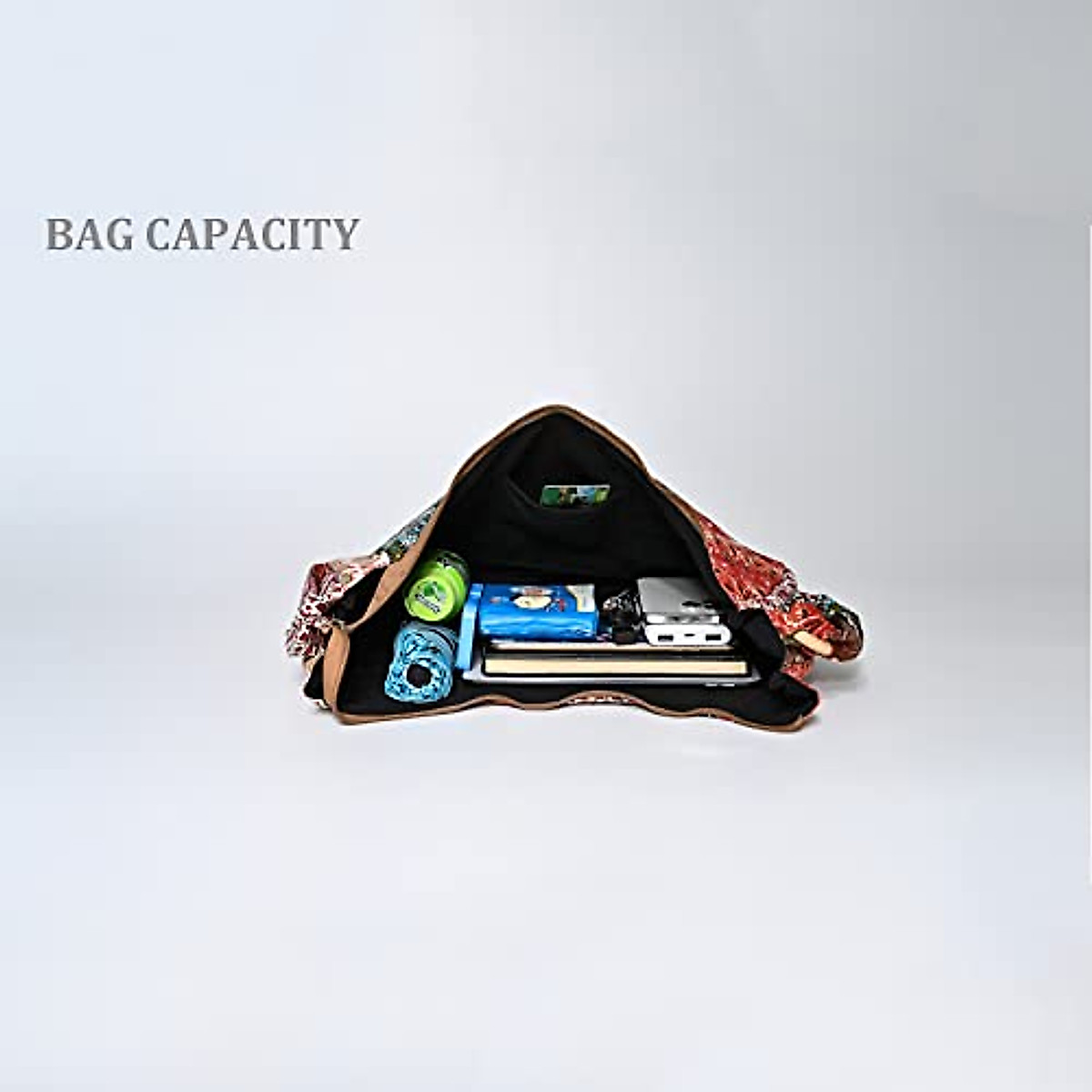 KARRESLY Women's Sling Crossbody Bag Ethnic Style Shoulder Bag with Adjustable Strap(3-511