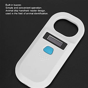 Pet Microchip Scanner, Animal Handheld Reader Pet ID Scanner for Animal Pet Dog Cat Pig Horse Poultry Management