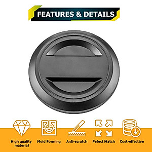 WeiSen 4Pcs Hub Wheel Center Caps, Tire Wheel Center Rim Cap Compatible with Polaris RZR 1000 XP/Turbo/ RS1 2017-2023 Replace Number#1522872-655