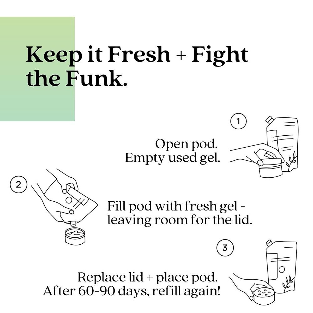 Azuna All-Natural Odor Remover Gel, Whole-Home Kit | Tea Tree Oil | Plant-Based & Long Lasting | For Pet Odors, Smoke & Strong Odors | Variety Pack