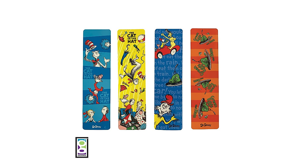 Dr. Seuss Bookmarks Pack of 50 for Kids | Durable & Vibrant
