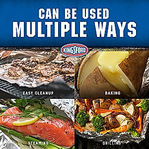 Kingsford Extra Wide Aluminum Foil, 100 Square Feet | Strong and Heavy Duty Aluminum Foil for Grilling, Baking, Roasting, and Food Storage | Kingsford Foil