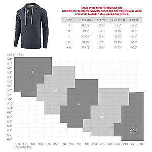 Vetemin Men's Casual Athletic Midweight Comfy Soft Fleece Active Sports Pullover Henley Hoodie Sweatshirt Black/H.Oatmeal L