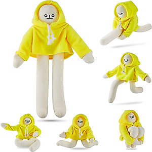 Skylety Banana Doll Man Plush Banana Toy Man with Magnet Changeable Plush Pillow Toy Man Doll Decompression Toy Stuffed Doll Toy Present for Boys Girls Birthday Party Festivals (16 Inch)
