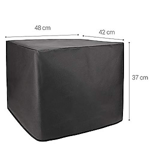 kwmobile Dust Cover Compatible with Brother DCP-L3510CDW / L3710CW / L3730CDN / L3750CDW - Printer Case - Fabric Protector Cover - Dark Grey