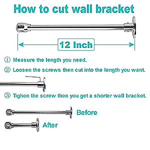 YooGyy Commercial Wall Mount Kitchen Sink Faucet Pre-Rinse Device 26" Height 4'' to 8'' Center with Spring Pull Down Sprayer and 10" Add-on Spout，Brass Constructed Polished Chrome