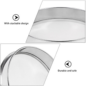 Cabilock Stainless Steel Flour Sifter 150 Fine Mesh Baking Sifter Sieve 30cm