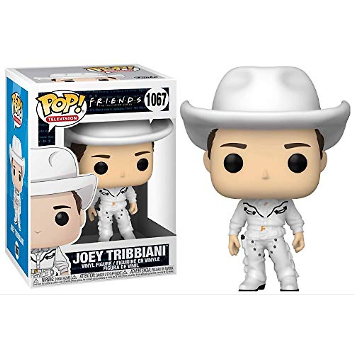 Funko Pop! TV: Friends - Cowboy Joey Tribbiani Vinyl Figure (Bundled with Compatible Box Protector Case) Multicolored 3.75 inches