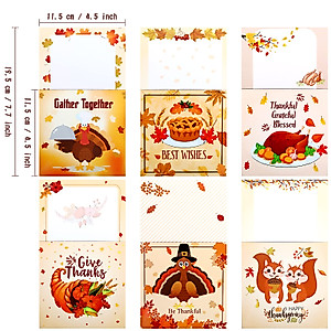 Naler 24 Pieces Thanksgiving Cutlery Holder Set Fall Thanksgiving Utensil Decor Turkey Cutlery Holders for Thanksgiving Party Supplies Autumn Harvest Dinner Table Decoration